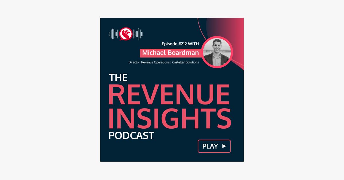 Building Revenue Operations Infrastructure with Michael Boardman ...
