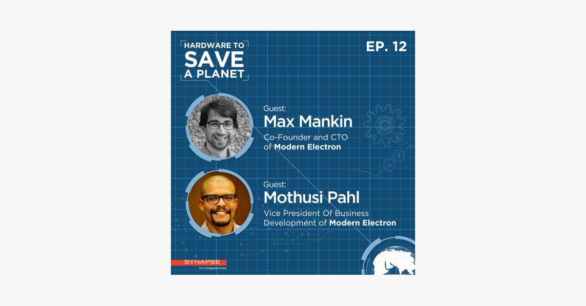 Clean Hydrogen on Demand with Max Mankin, CTO and Co-founder of Modern ...